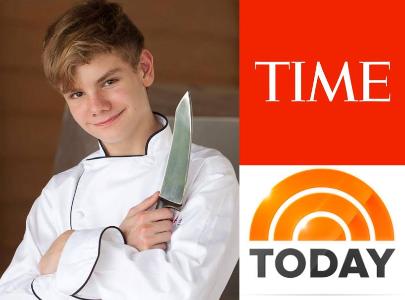 MasterChef Junior winner Logan Guleff featured on TIME, Today Show ...